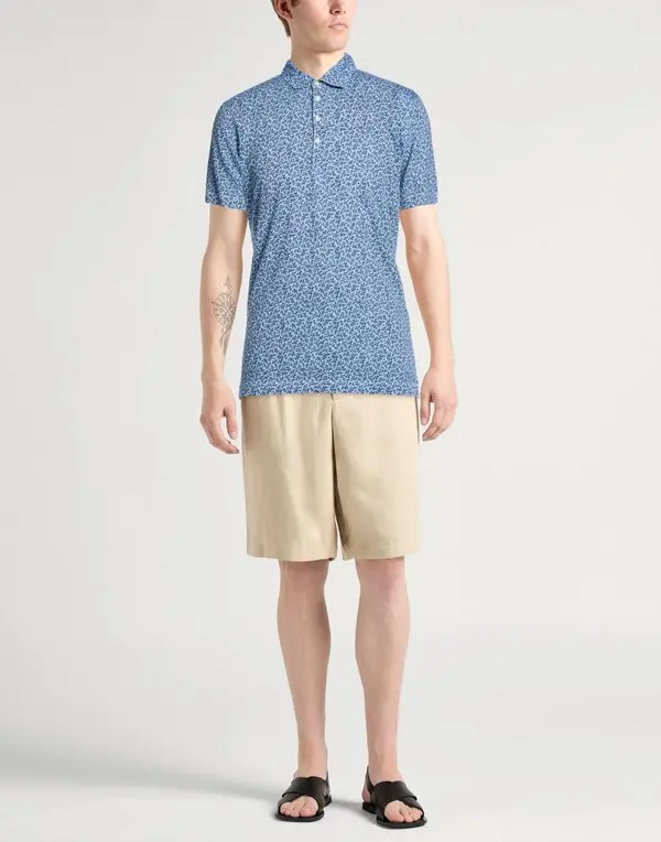 120% Lino Polo Shirt Size Linen