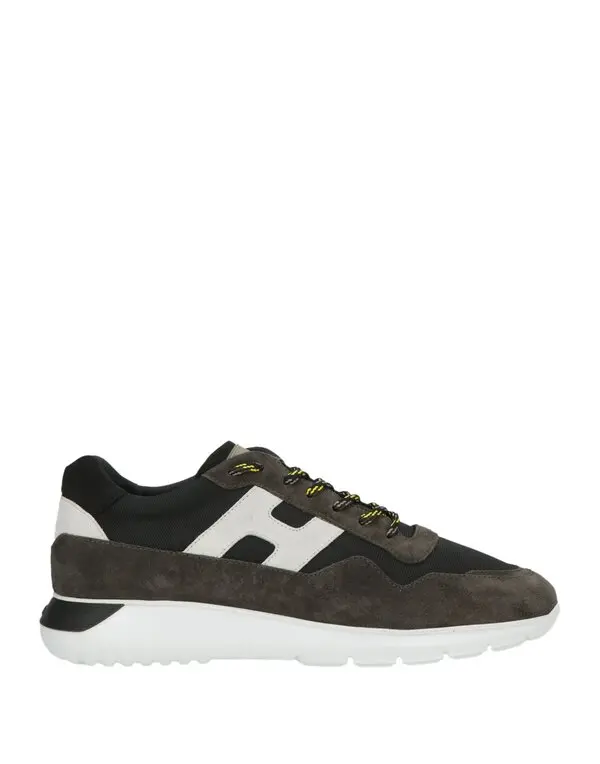 Hogan Sneakers Charcoal Size Textile Fibers, Leather