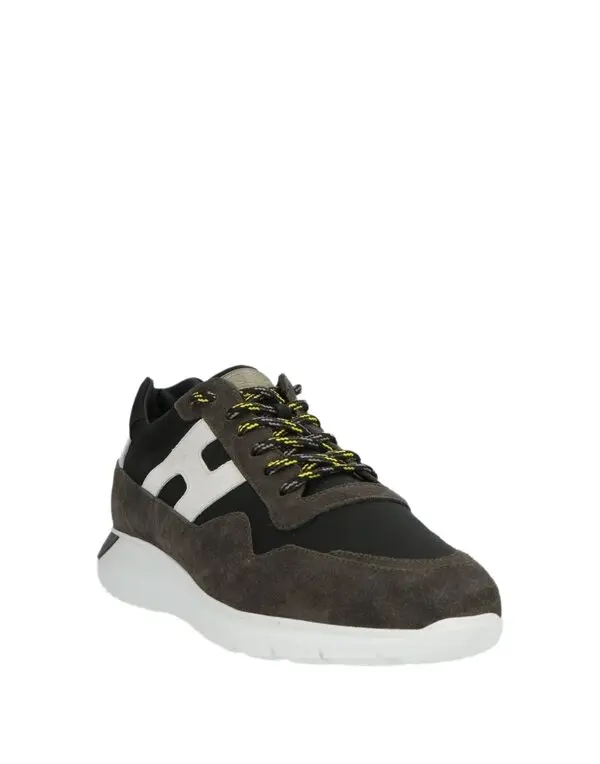 Hogan Sneakers Charcoal Size Textile Fibers, Leather