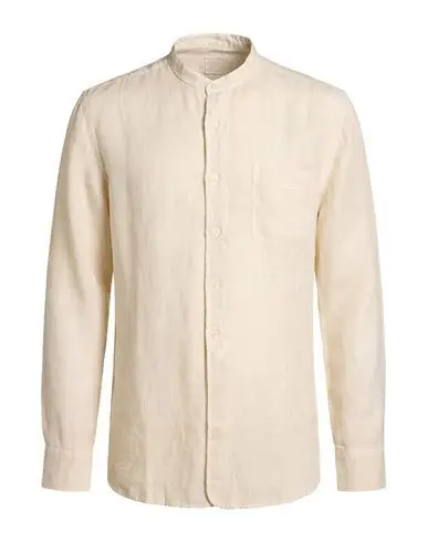 120% Lino Shirt Size Linen - Beige