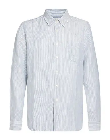 120% Lino Shirt Slate Size Linen - Blue