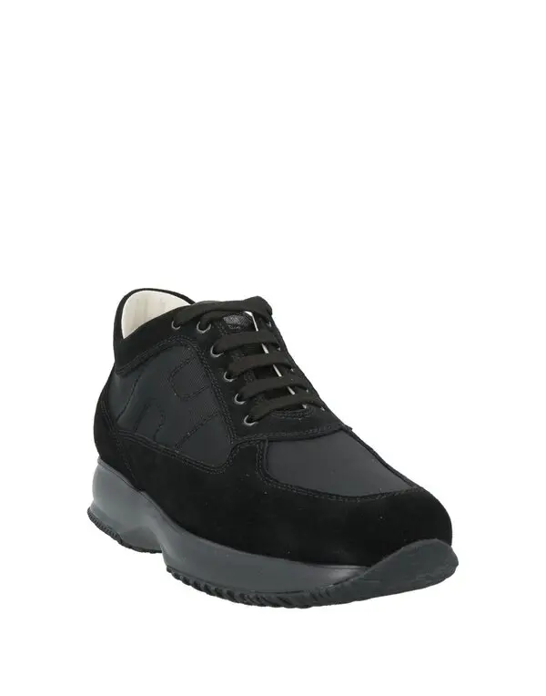 Hogan Sneakers In Suede And Textile Fibers