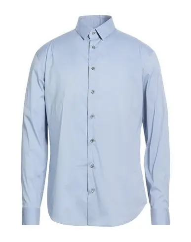 Giorgio Armani Shirt Military Size Cotton, Polyamide, Elastane - Blue