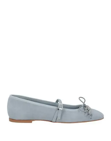 BALDININI Ballet Flats Sky Size Leather - Blue