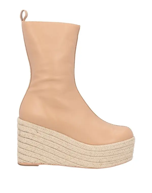 PALOMA BARCELO Ankle Boots Sand Size Leather