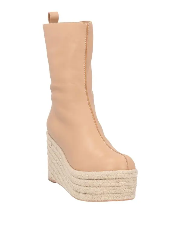 PALOMA BARCELO Ankle Boots Sand Size Leather
