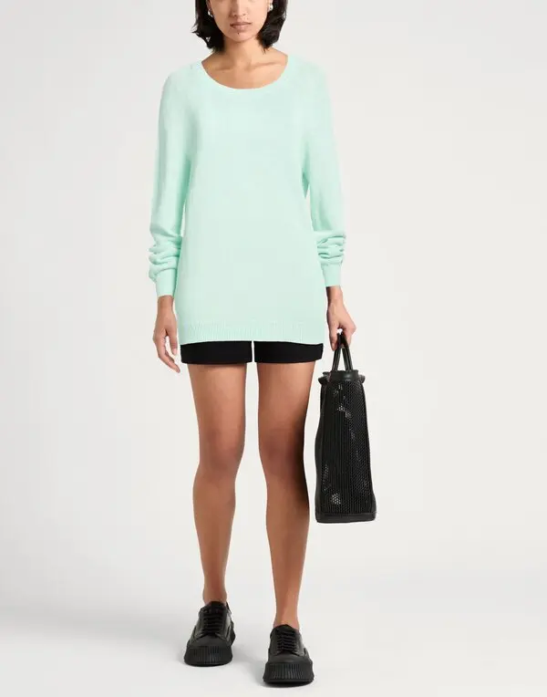 Malo Linen Cotton Crewneck Sweater