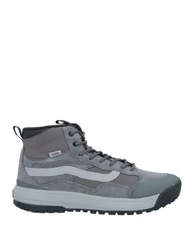 VANS Sneakers Size Leather, Textile Fibers - Grey