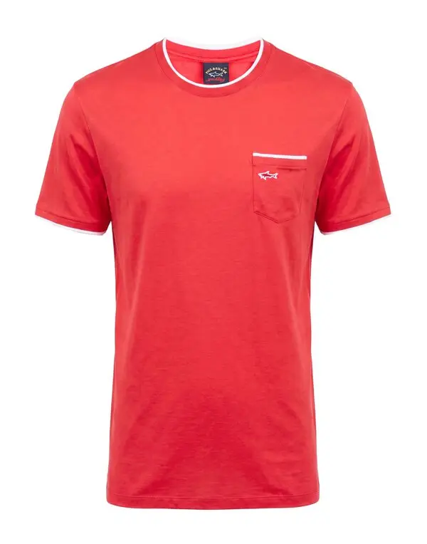 Paul & Shark T-shirt Size Cotton - Tomato Red