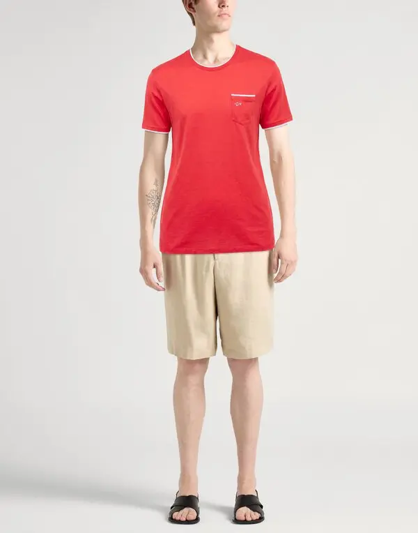 Paul & Shark T-shirt Size Cotton - Tomato Red