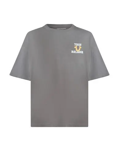 True Religion T-shirt Charcoal Size Cotton - Grey