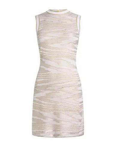 Missoni Mini Dress Size Viscose, Metallic Fiber - Beige