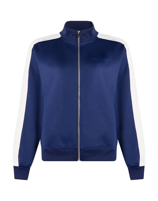 True Religion Sweatshirt Size Cotton, Polyester - Blue