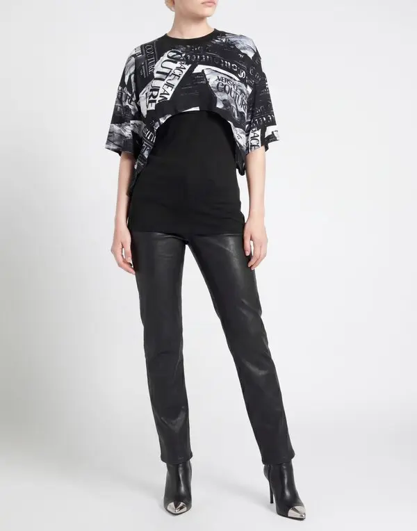 Versace Printed Viscose And Elastane Blend T-shirt