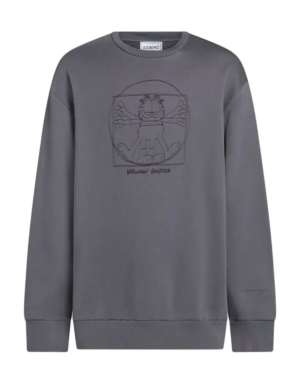 Iceberg X Garfield Sweatshirt Size Cotton