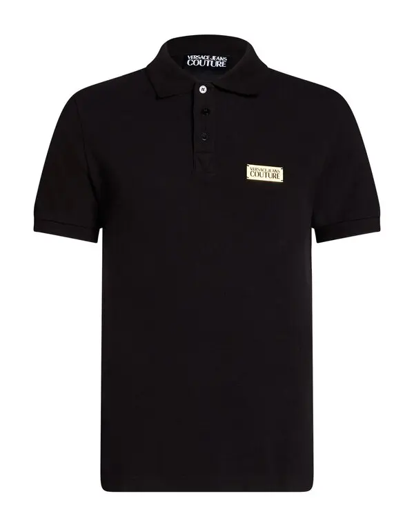 Versace Polo Shirt Size Cotton, Elastane