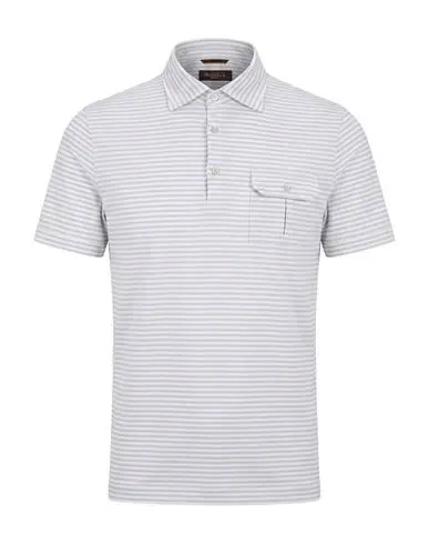 MOORER Polo Shirt Light Size Cotton - Grey