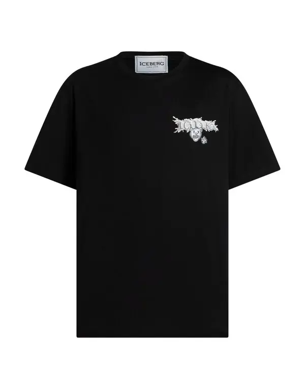 Iceberg T-shirt Size Cotton - Black