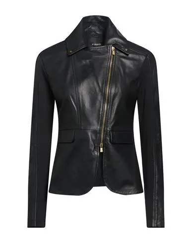 Pinko Jacket Size Lambskin, Viscose, Polyamide, Elastane