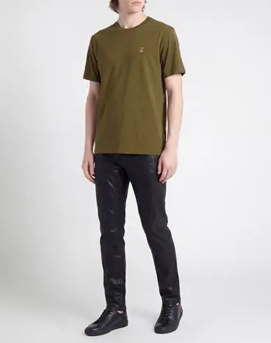 Just Cavalli T-shirt Khaki Size Cotton