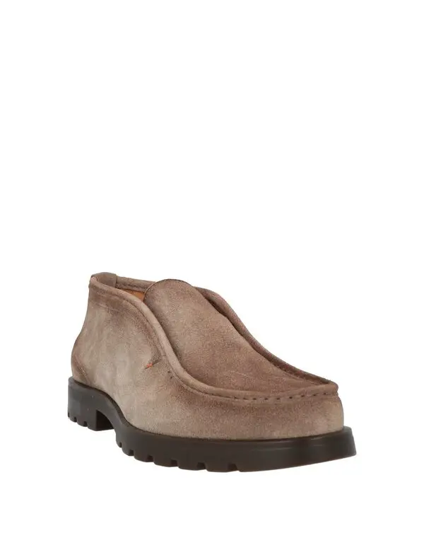Santoni Ankle Boots Taupe Size Leather
