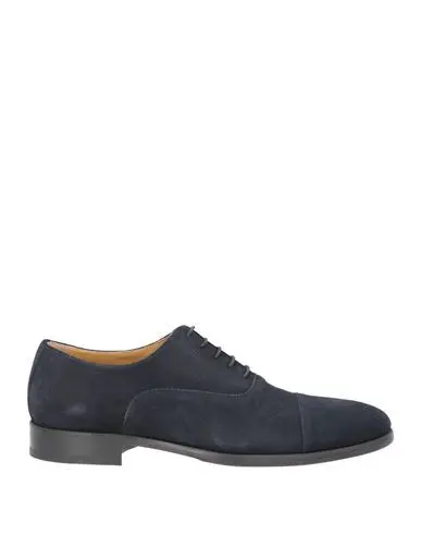 TESTONI Lace-up Shoes Midnight Size Calfskin - Blue