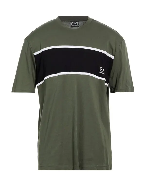 EA7 T-shirt Military Size Cotton