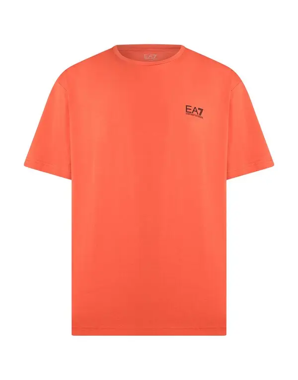 EA7 T-shirt Size Cotton - Tomato Red