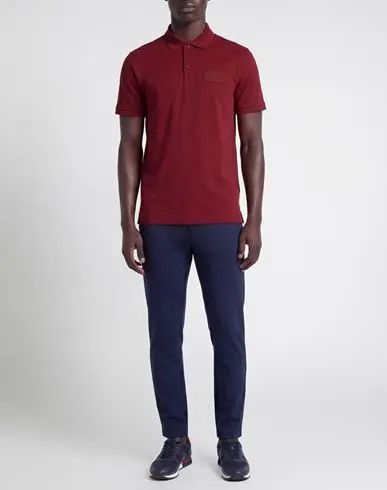 EA7 Polo Shirt Brick Size Lyocell, Polyester