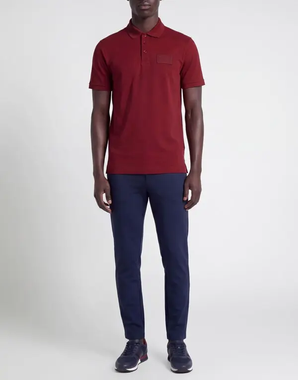 EA7 Polo Shirt Brick Size Lyocell, Polyester