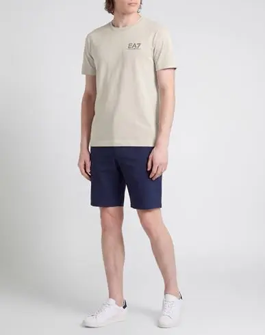 EA7 T-shirt Size Viscose, Polyamide, Elastane - Grey