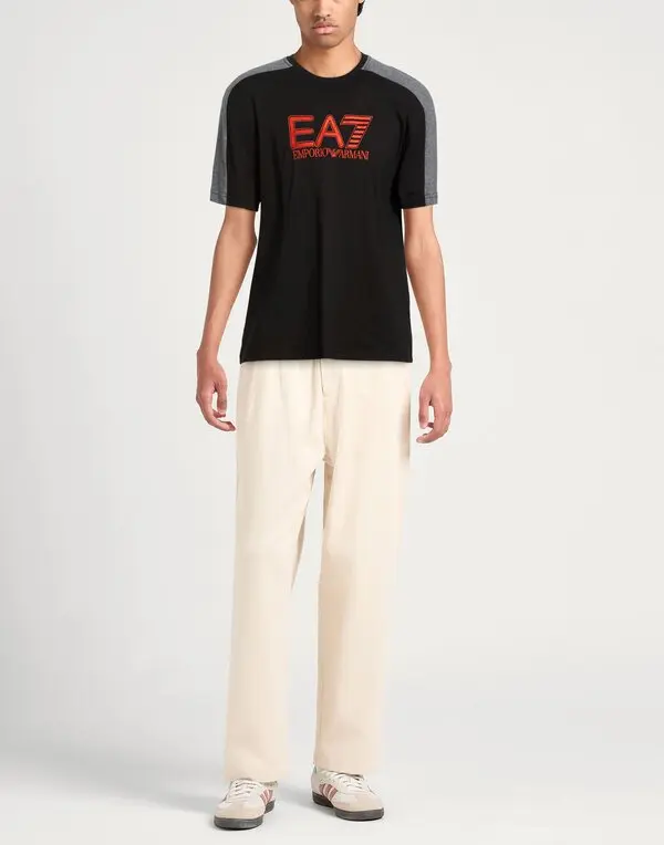 EA7 T-shirt Size Cotton - Black