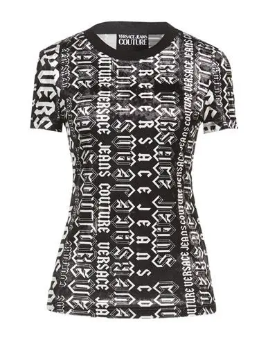 Versace Logo Print T-shirt - Black