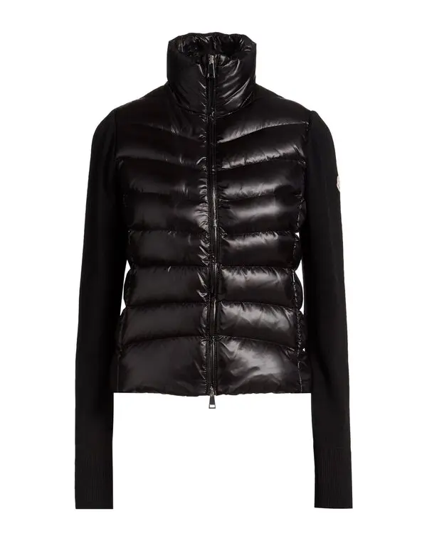 Moncler Puffer Size Polyamide, Virgin Wool - Black