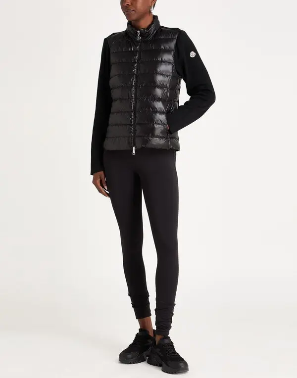 Moncler Puffer Size Virgin Wool, Polyamide - Black