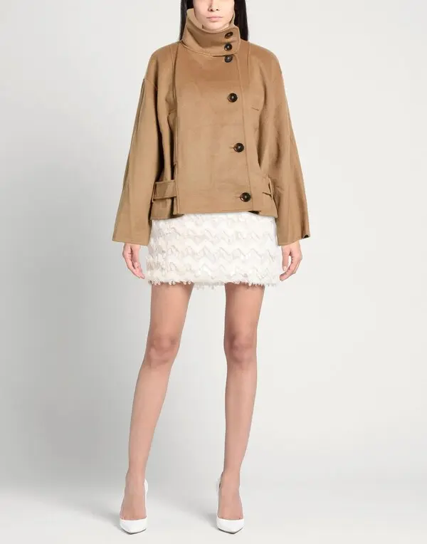 BRERAS MILANO Double-breasted Wool Coat