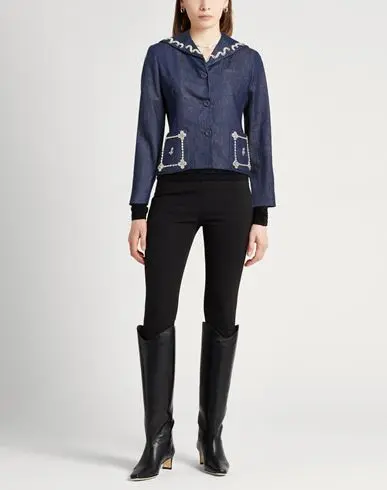 Paul & Joe Denim Outerwear Size Cotton, Elastane
