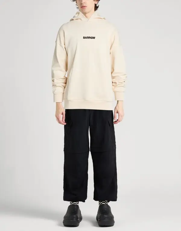 BARROW Cotton Terry Hoodie - Beige
