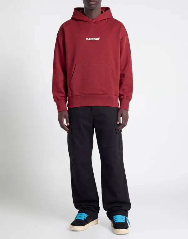 BARROW Sweatshirt Burgundy Size Cotton