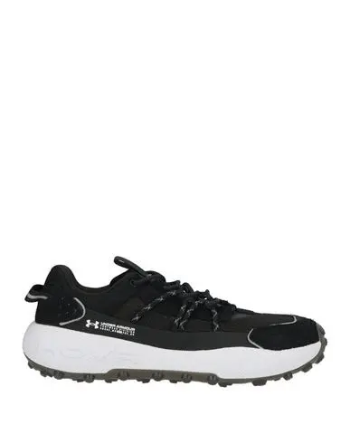 Under Armour Sneakers Size Leather, Textile Fibers - Black