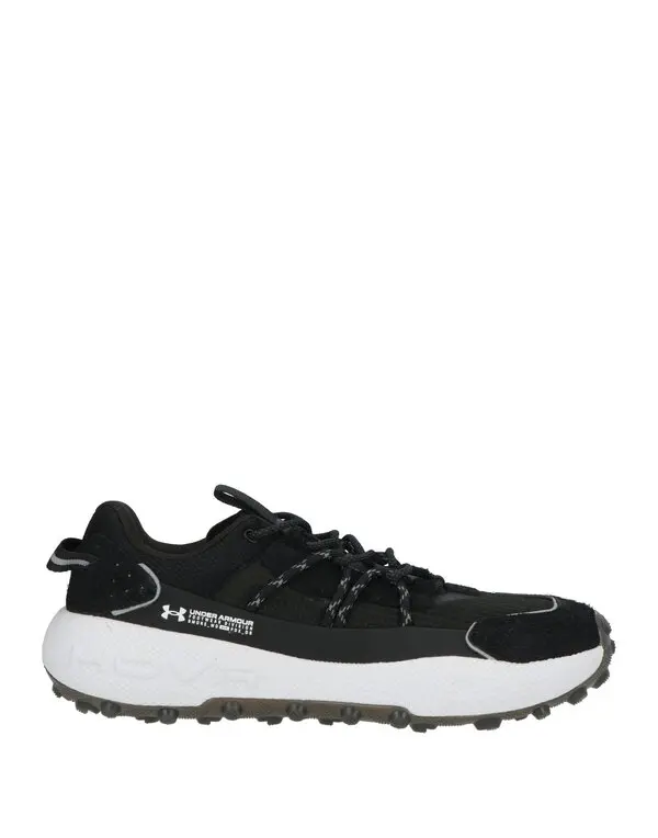 Under Armour Leather And Textile Sneakers - Black