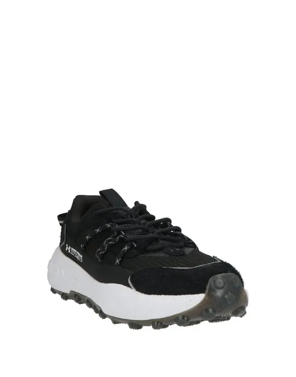 Under Armour Leather And Textile Sneakers - Black
