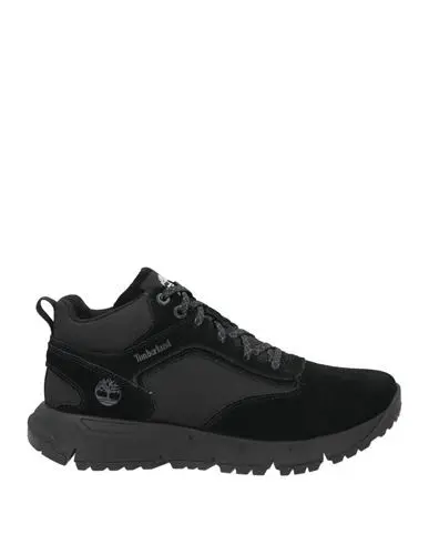 Timberland Sneakers Camel Size Leather, Textile Fibers - Black