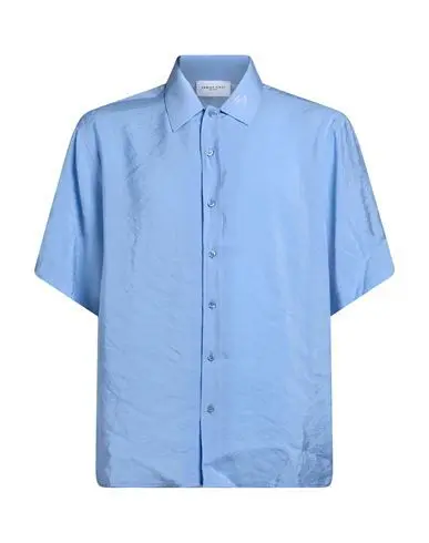 FAMILY FIRST Shirt Size Cupro, Polyester - Blue