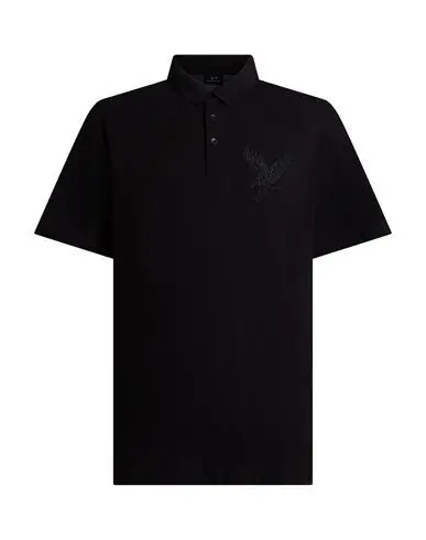 Armani Exchange Polo Shirt Size Cotton - Black