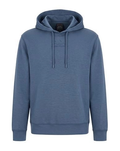 Armani Exchange Modal, Polyester, Elastane Hoodie - Blue