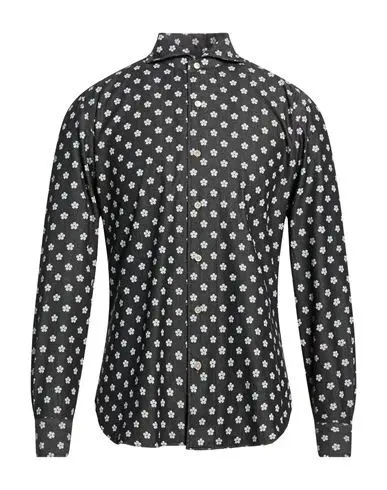 LUIGI BORRELLI NAPOLI Denim Shirt Charcoal Size Cotton - Grey