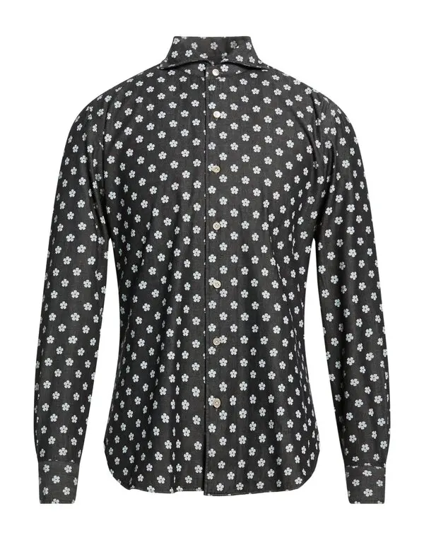 LUIGI BORRELLI NAPOLI Denim Shirt Size Cotton
