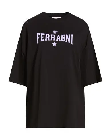 CHIARA FERRAGNI T-shirt Size Cotton - Black