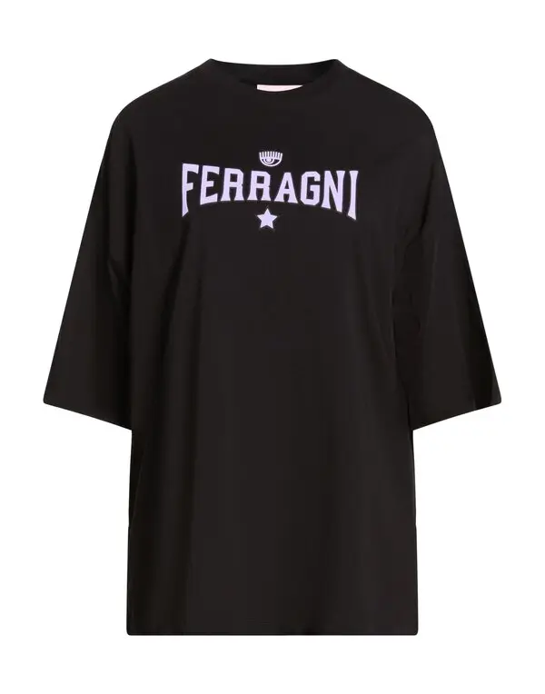 CHIARA FERRAGNI Cotton T-shirt With Logo Print